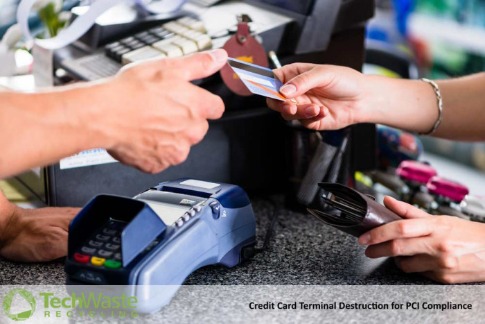 Credit Card Terminal Destruction for PCI Compliance | Tech Waste Recycling